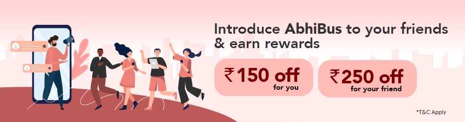 AbhiBus Referral Code: Refer a Friend to AbhiBus & Earn Rewards