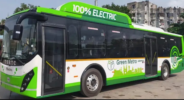 TSRTC Announces 50 Green Metro Luxury Electric Buses | AbhiBus Travel Blog
